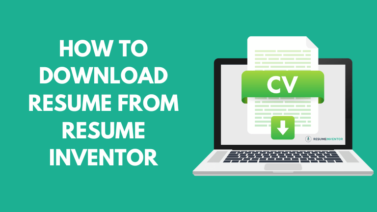 How To Download Resume From Resume Inventor Resume Inventor