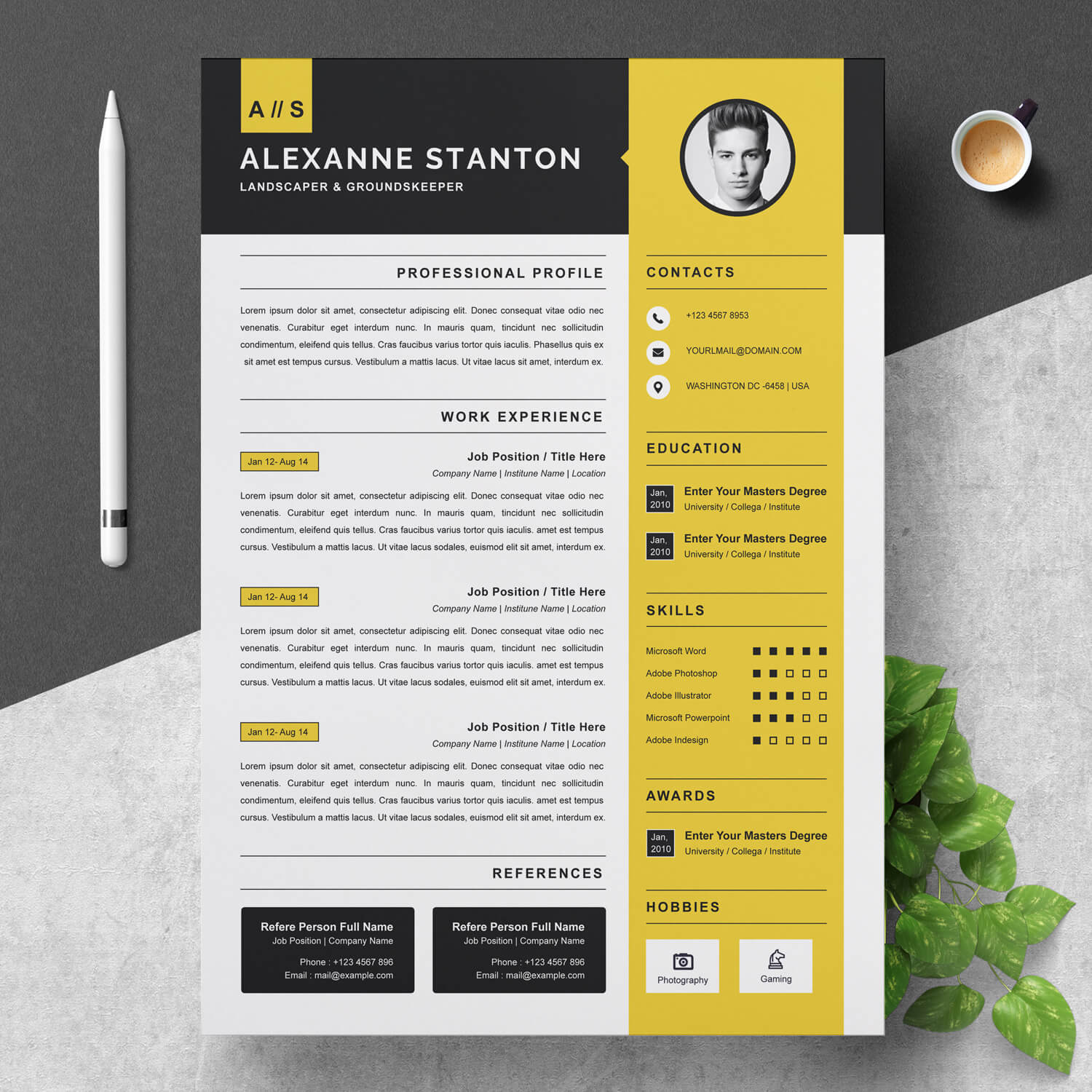 Free Download Modern Resume Templates Exogar